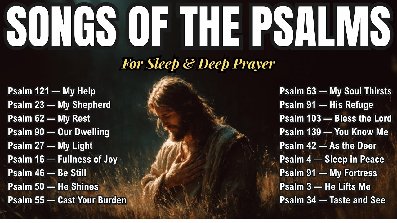 1 Hour Psalms in Song | Deep Sleep Christian Music & Good Night Prayer ...
