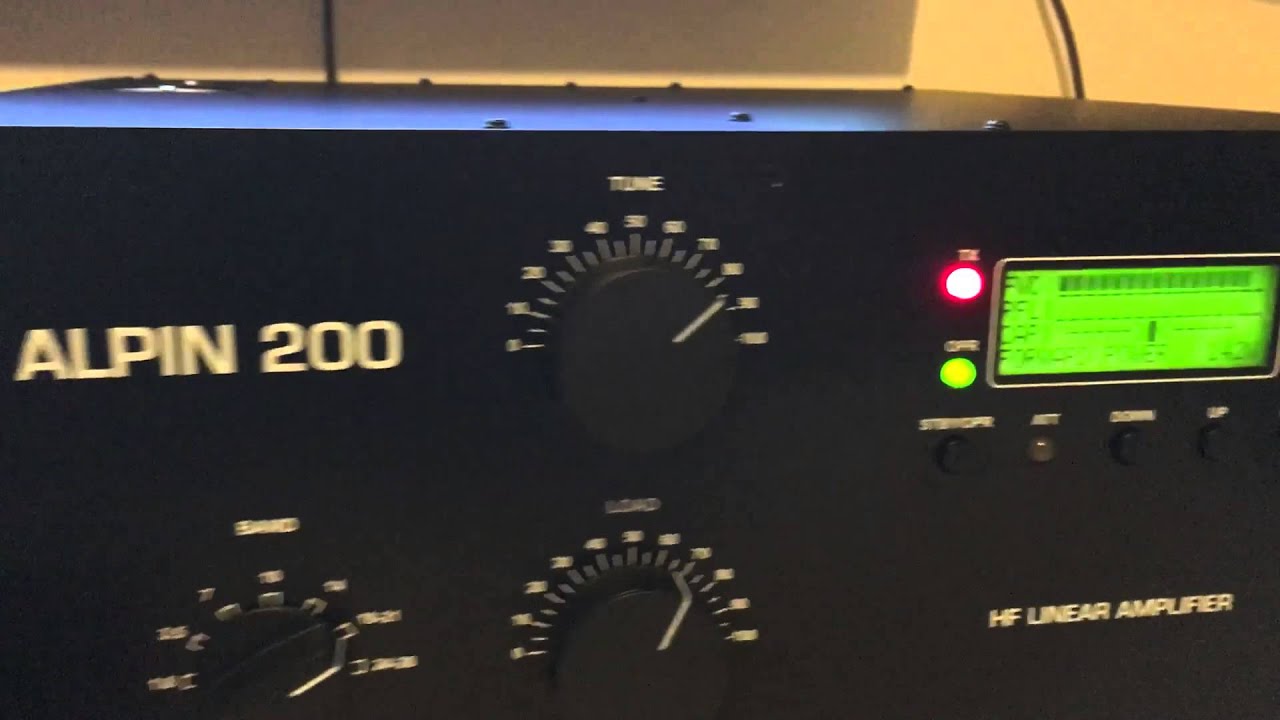 ALPIN 200 HF LINEAR AMPLIFIER - YouTube