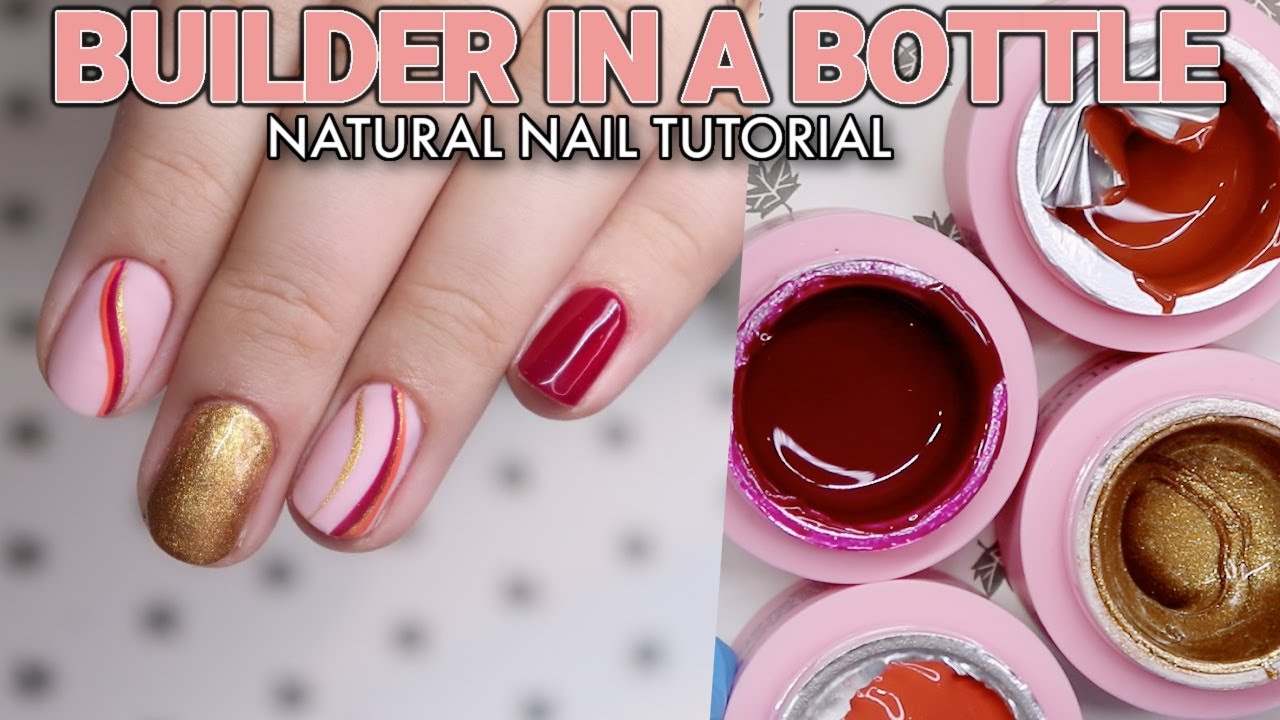 How to do a gel manicure ON NATURAL NAILS 💅🏻 GLITTERBELS Watch Me Work ...