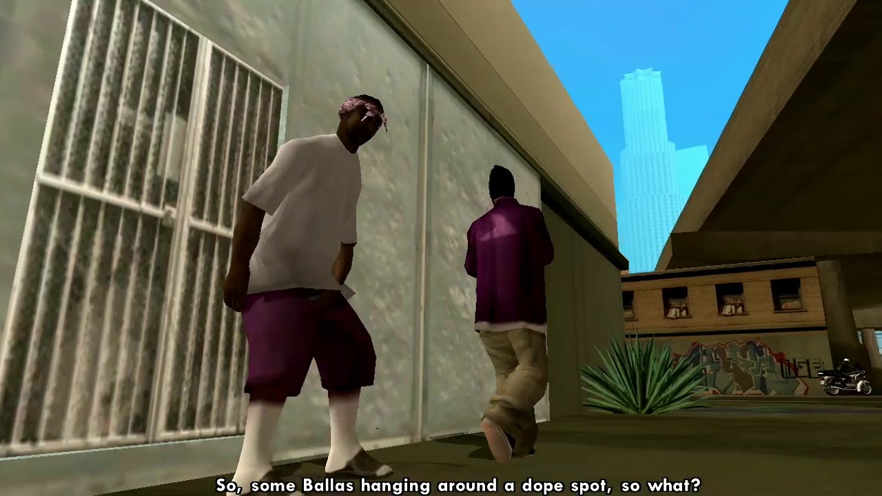 A cop keeps shooting at CJ during cutscene - GTA San Andreas - YouTube