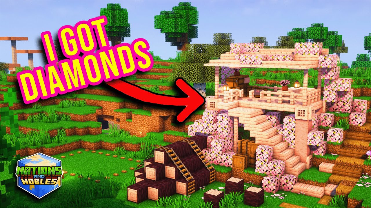 Cherry LOG Shop | Nations & Nobles Minecraft SMP Lore EP2 - YouTube