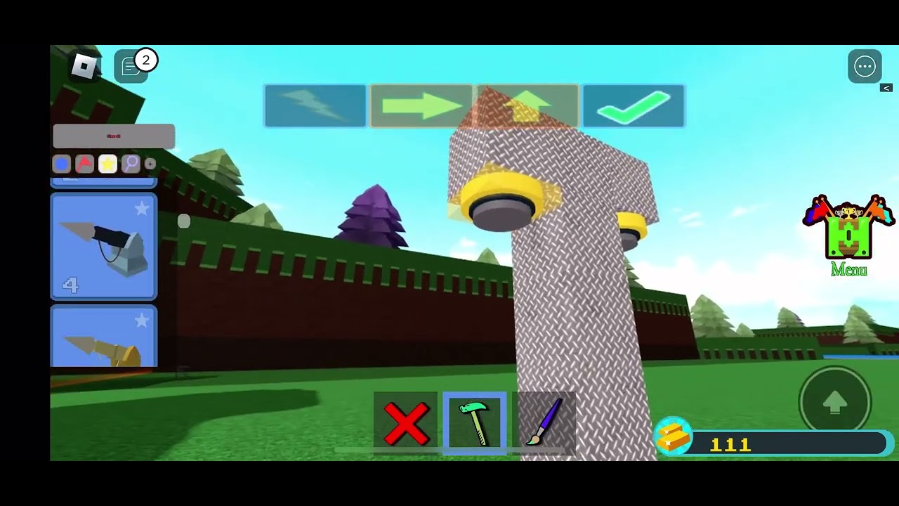 How to build a cheap mech backpack in babft (use any block) - YouTube