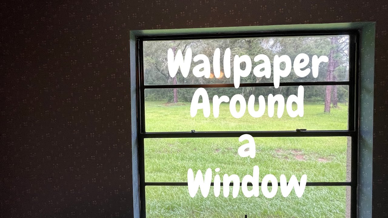 How to Wallpaper around a Window - Spencer Colgan - YouTube