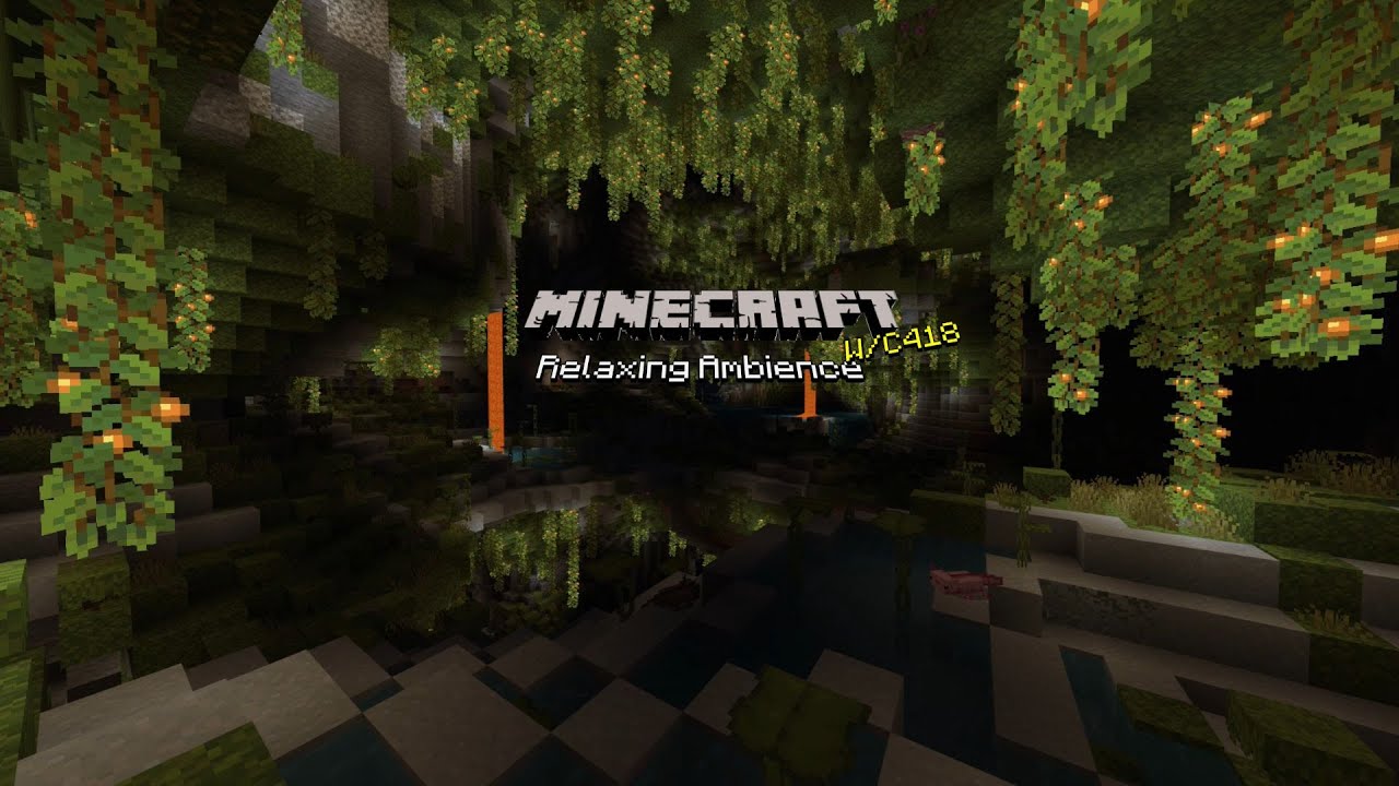🍂 Relaxing Minecraft Music With Lush Cave Ambience - YouTube