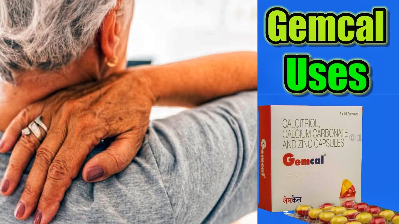 GemCal Soft Gelatin Capsule | Uses | Benefits | Calcium And ...