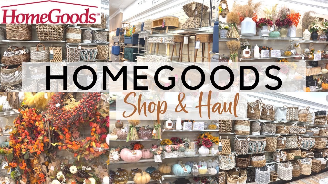 HOMEGOODS SHOP WITH ME 2022 | FALL HOME DECOR | HOME DECOR SHOP AND ...
