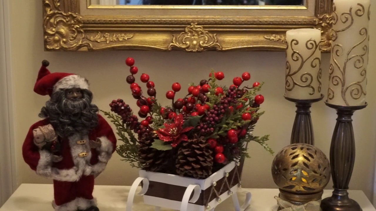 Santa's Sleigh Centerpiece | Tanasia K - YouTube