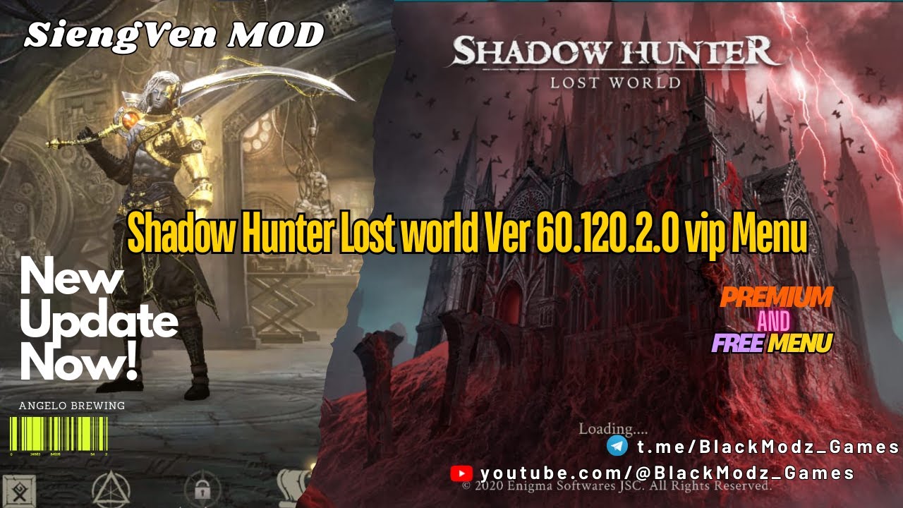 Shadow Hunter : Lost world Ver 60.120.2.0 vip Menu #shadowhunters # ...