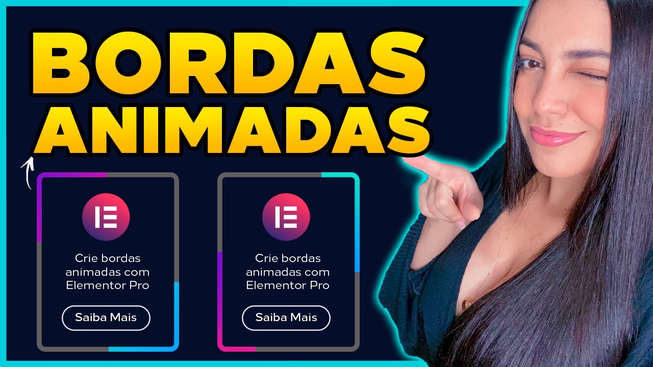 Como Fazer Bordas Animadas com Elementor Pro [Sensacional] - YouTube