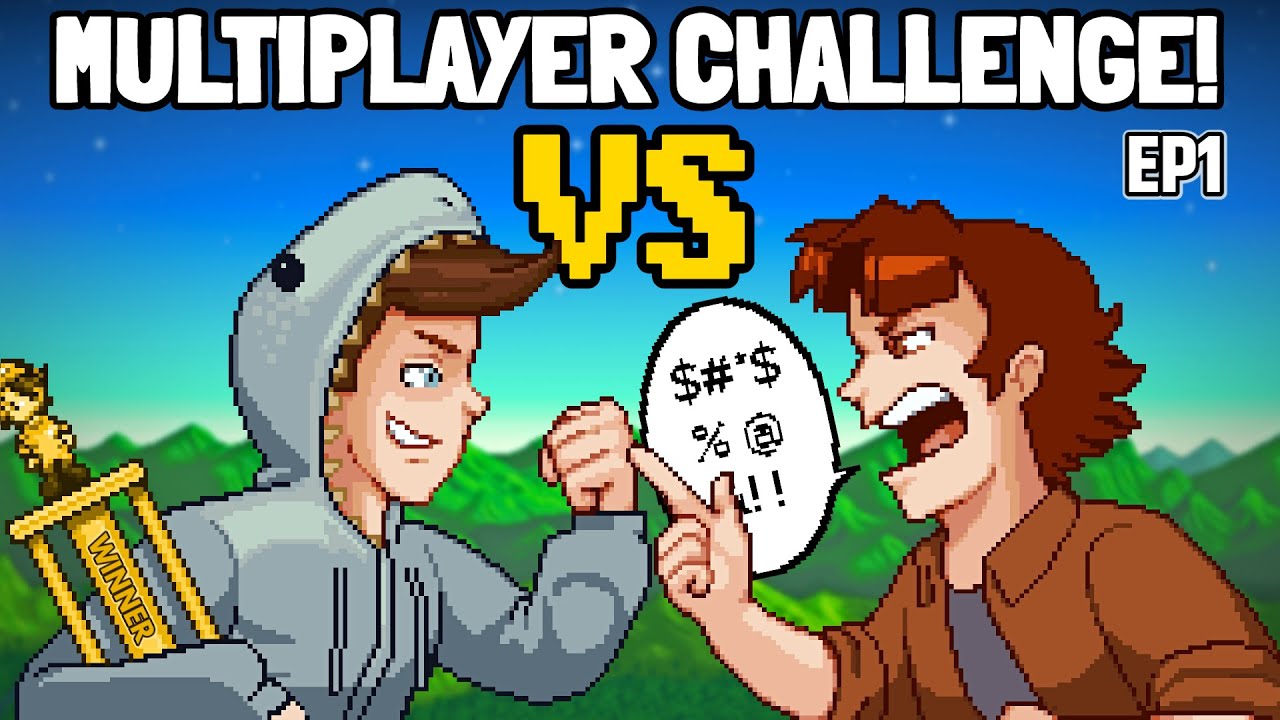 SHARKY VS POXIAL! | Competitive Multiplayer | Stardew Valley - S2E01 ...