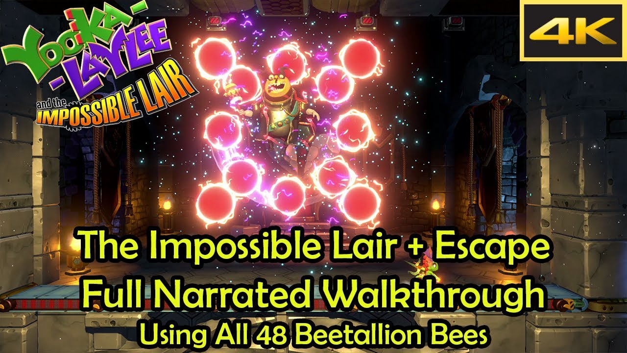 The Impossible Lair Walkthrough [4k] - Yooka-Laylee and the Impossible ...