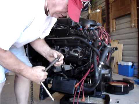 Mercruiser 502 mag (salt water motor) - YouTube