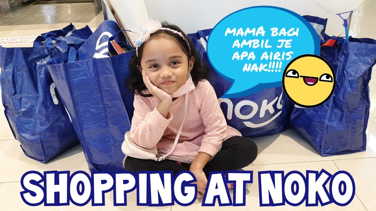 Mama bagi airis ambil apa je..No limit shopping!! at NOKO sunway putra ...