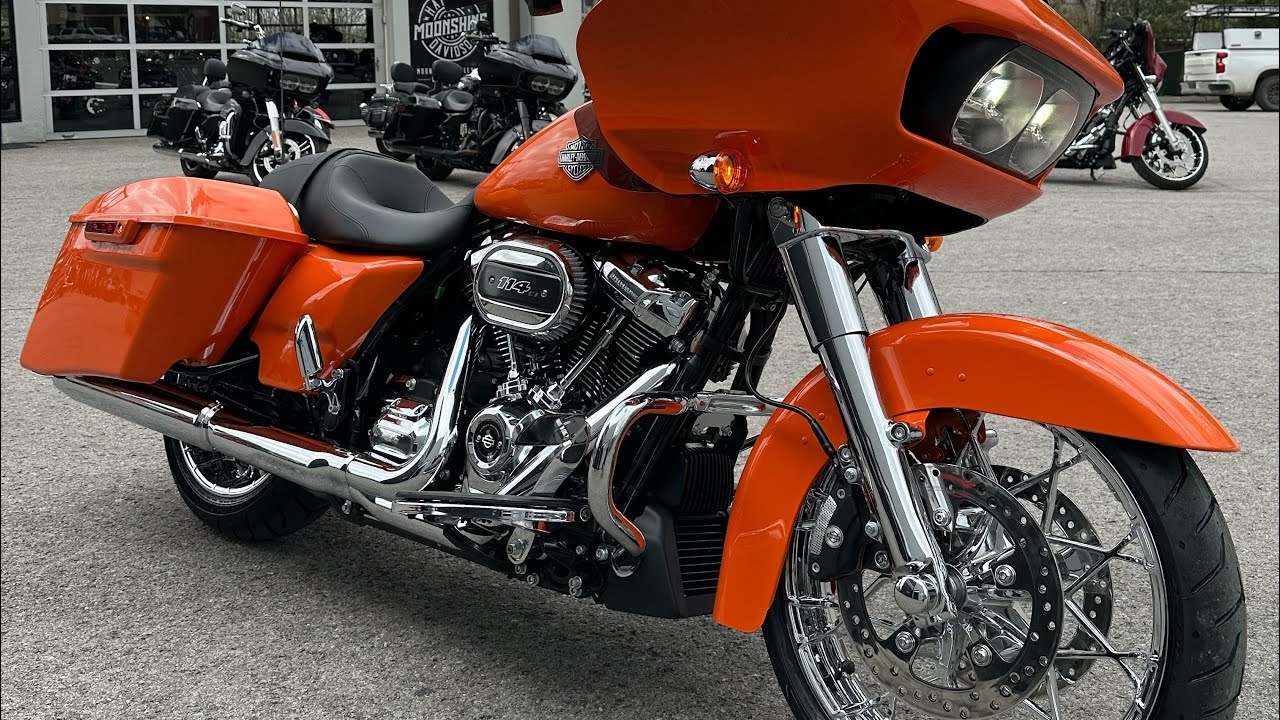 2023 Road Glide Special in Baja Orange with Chrome Package - YouTube