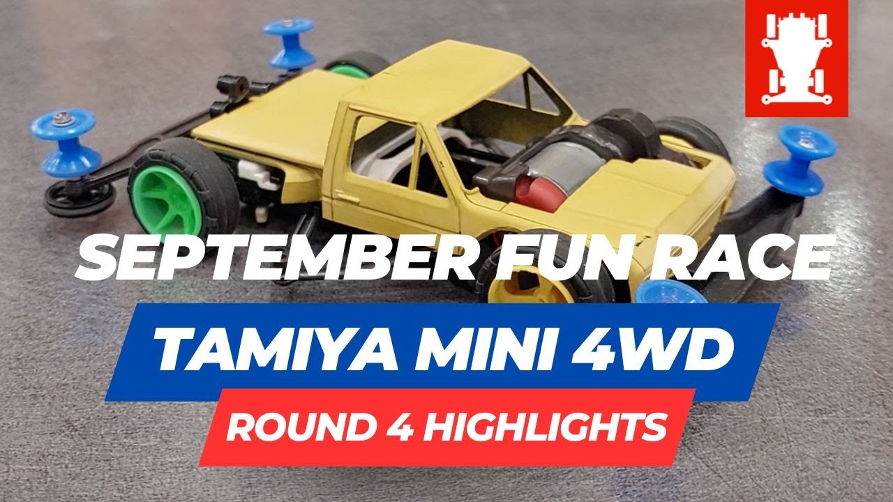 September Fun Race Tamiya mini 4wd Round 4 Highlights - YouTube