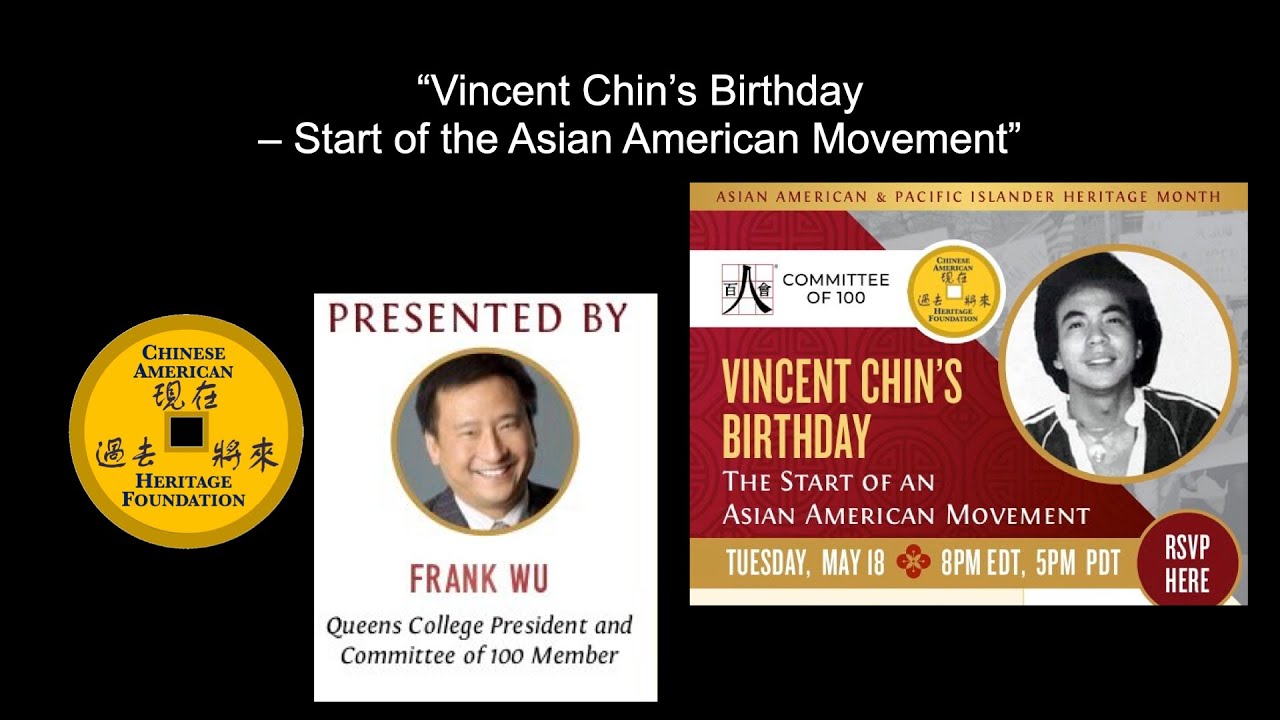 18 May 2021 AAPI Talks: “Vincent Chin’s Birthday – Start of the Asian ...