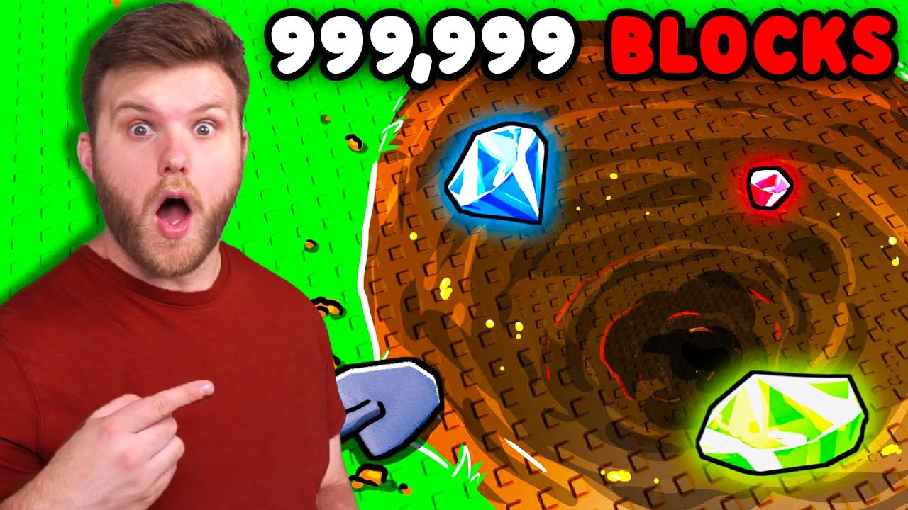Digging 1 Million Blocks in Roblox Dig One Million Blocks! - YouTube