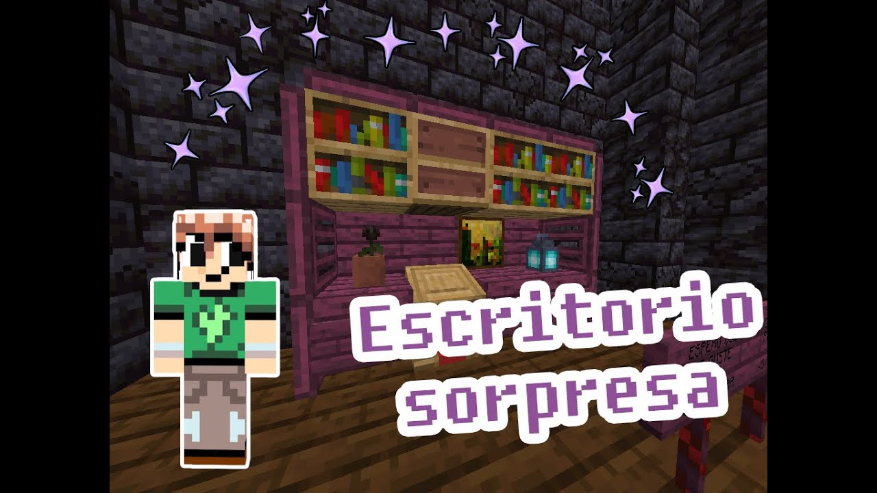 Construyendo un escritorio en minecraft! - YouTube