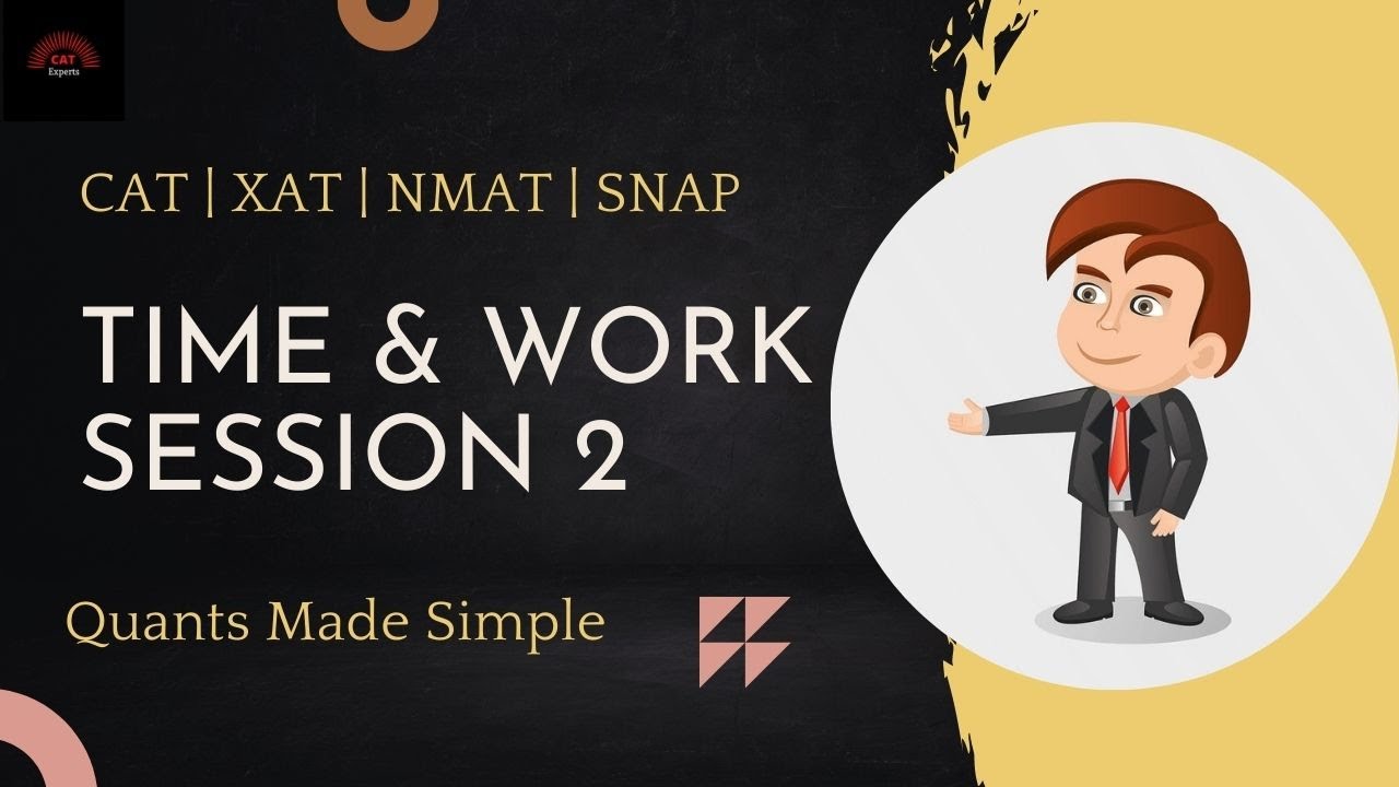 Time and Work Session 2|CAT2024| - YouTube