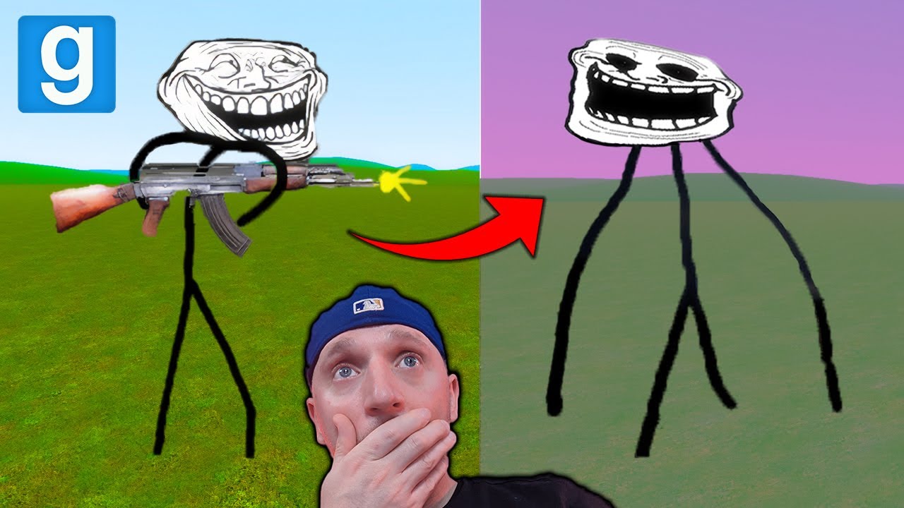 SURVIVING THE INSANE TROLLGE PACK UPDATE!! Garry's Mod Sandbox - YouTube