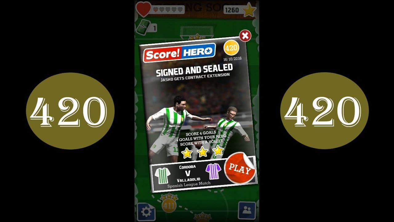 Score Hero - level 420 - 3 stars - YouTube