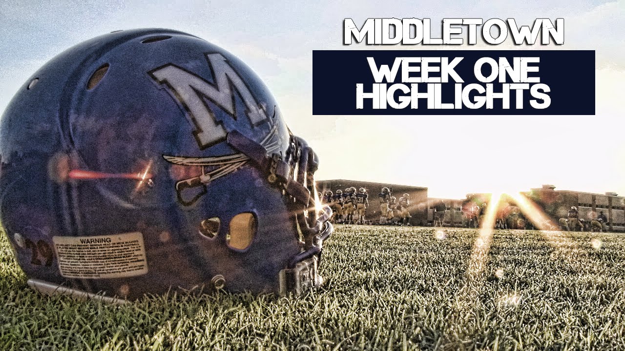 Middletown Football - Week One Highlights vs. CR - YouTube