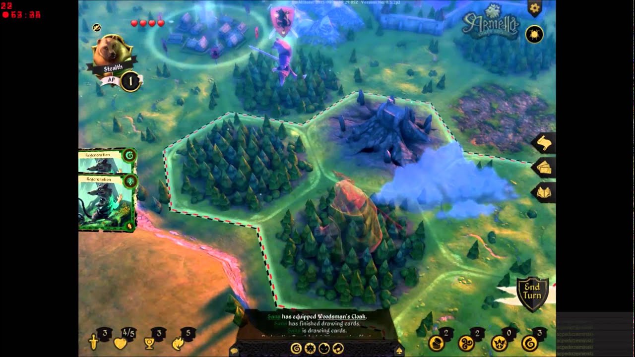 Let's play Armello #2: Bear Lady of Corruption! (Sana with Spoil) - YouTube