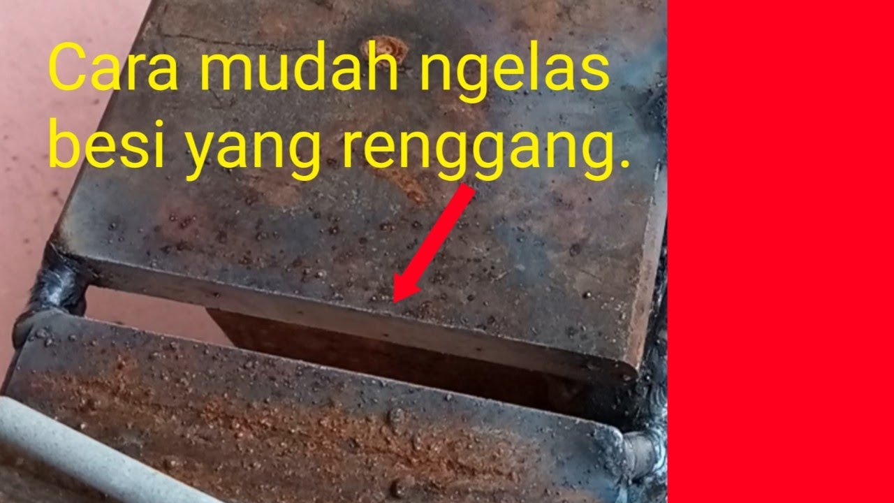 Cara Ngelas Besi Renggang / Gap Lebar. - YouTube
