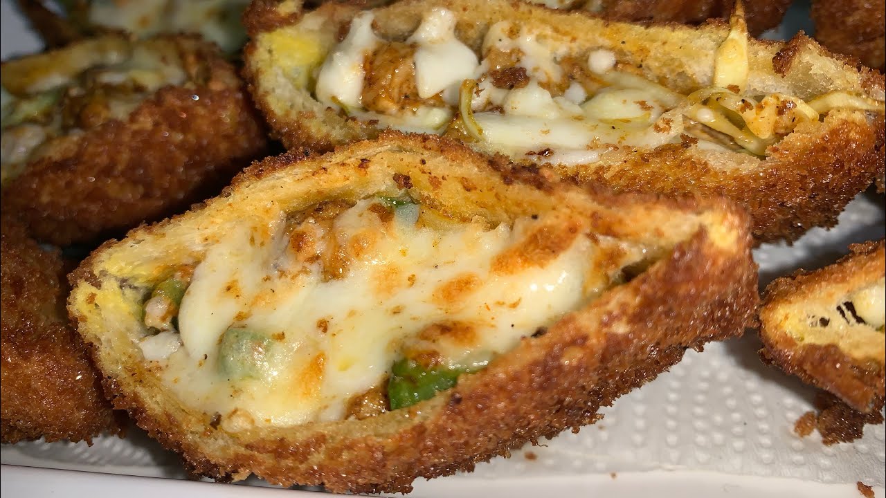 Chicken Bread Pocket | Bread pocket recipe | Ramadan Recipe | Yummy ...