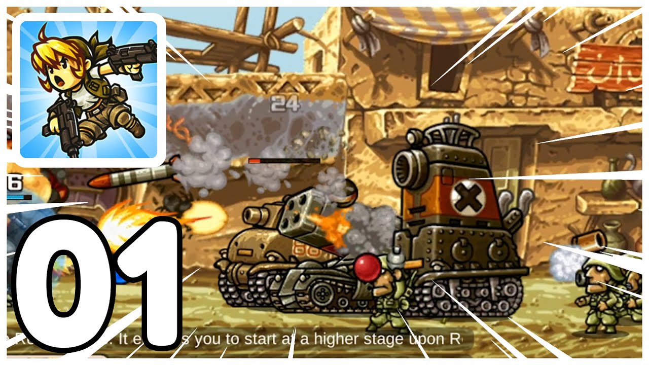 Metal Slug - Gameplay Walkthrough 01 - MEGA METAL SLUG! (iOS, Android ...