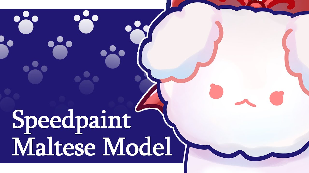 [Speed Paint] Maltese Model - YouTube