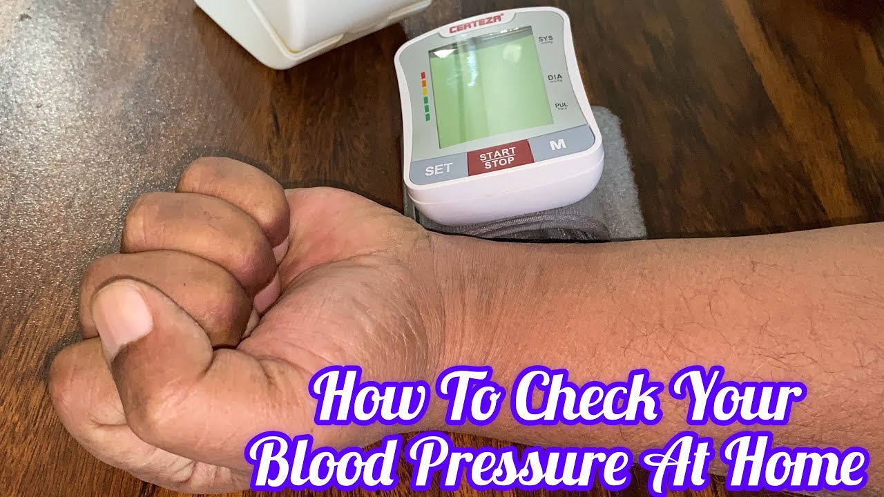 How To Check Blood Pressure At Home| Health Care - YouTube
