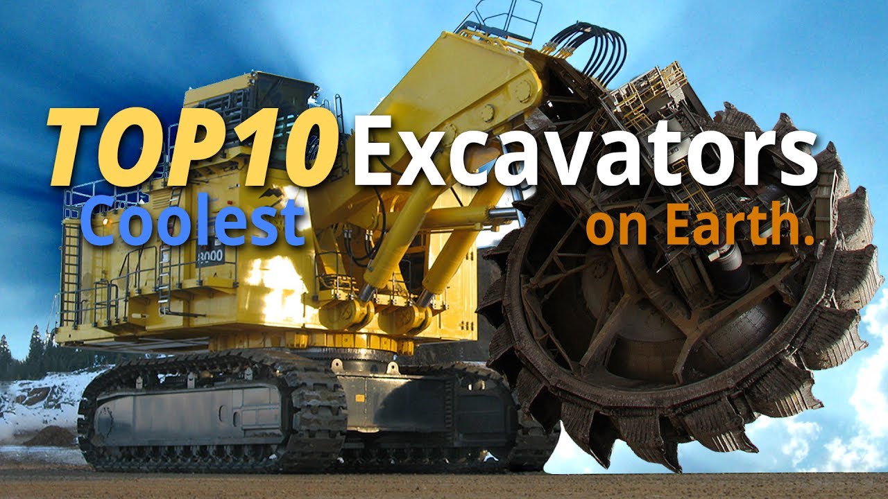 Top10 Coolest Excavators on Earth Ranking | 2017 - YouTube