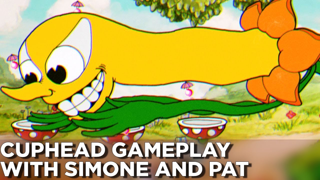 CUPHEAD GAMEPLAY: Co-op, Platforming, and More! - Pat and Simone