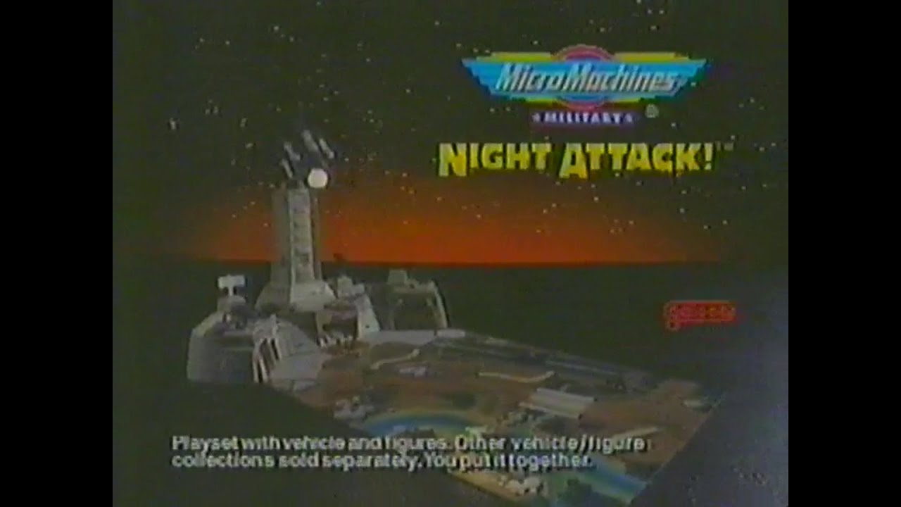 1995 Micro Machines Night Attack Playset Commercial - YouTube