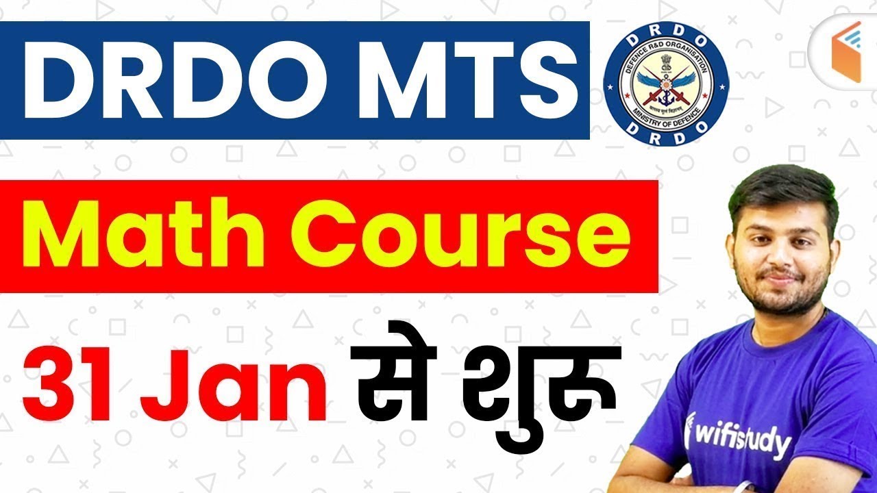 DRDO MTS 2020 | DRDM MTS Maths Exam Pattern & Syllabus | How to Prepare ...