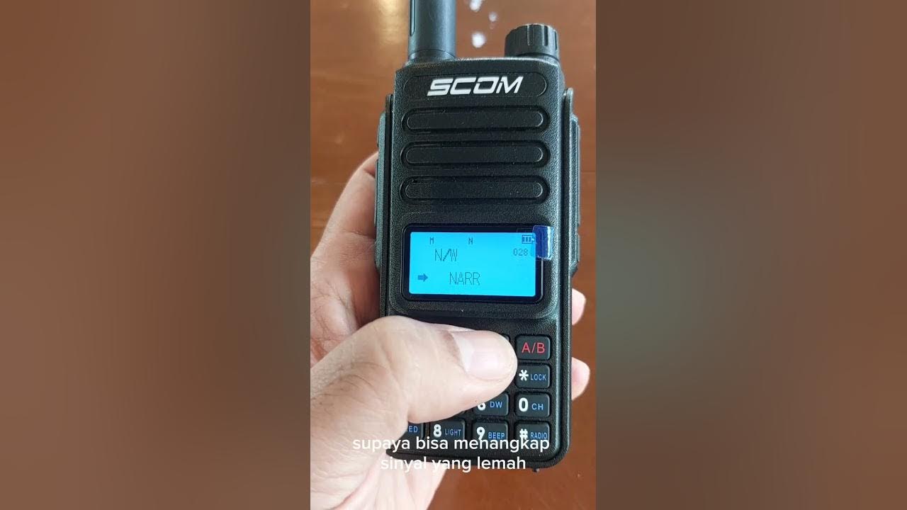 Cara Scan Frekuensi yang efektif dengan HT SCOM FC10 - YouTube