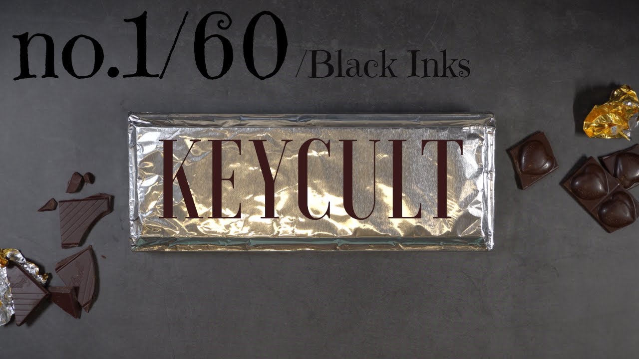 Keycult No.1/60 with Gateron Black Inks Typing Sounds - YouTube