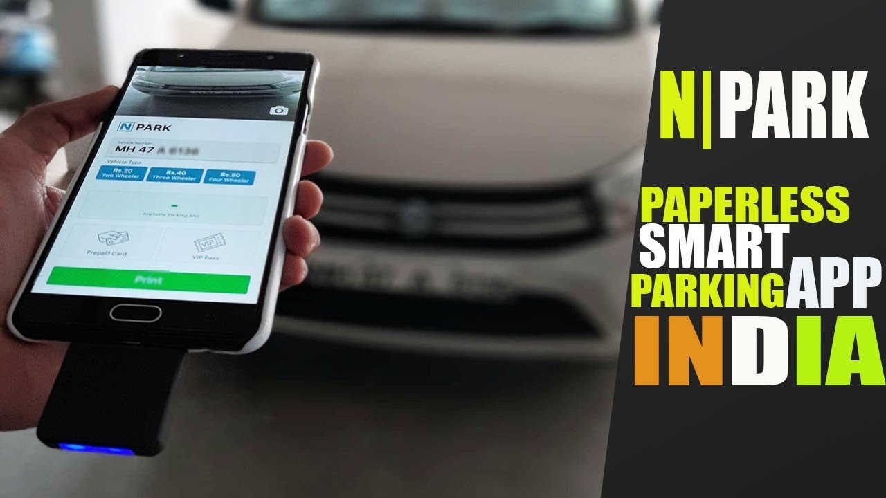 N Park: Smart Paperless Parking Lot Automation App India - YouTube