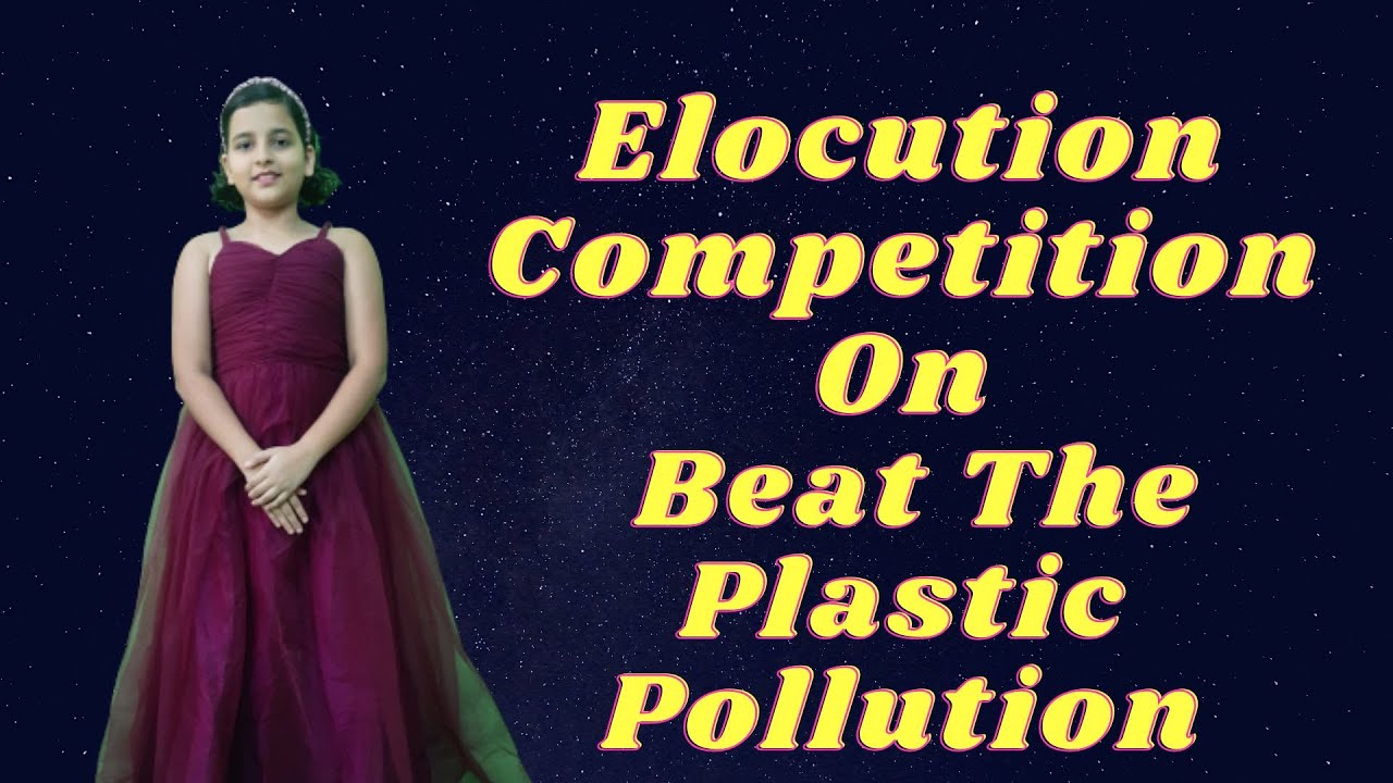 Few Lines On Beat The Plastic Pollution/Elocution competition on ...