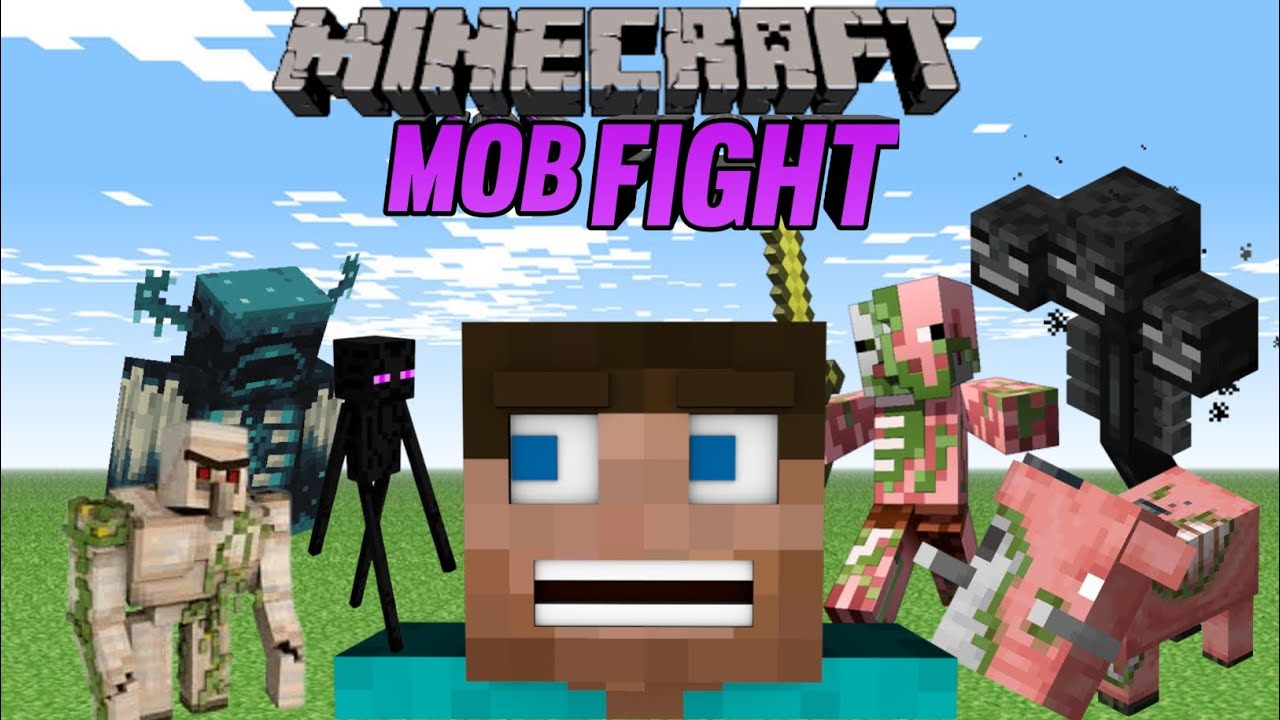 ultimate mob fight Minecraft PE - YouTube