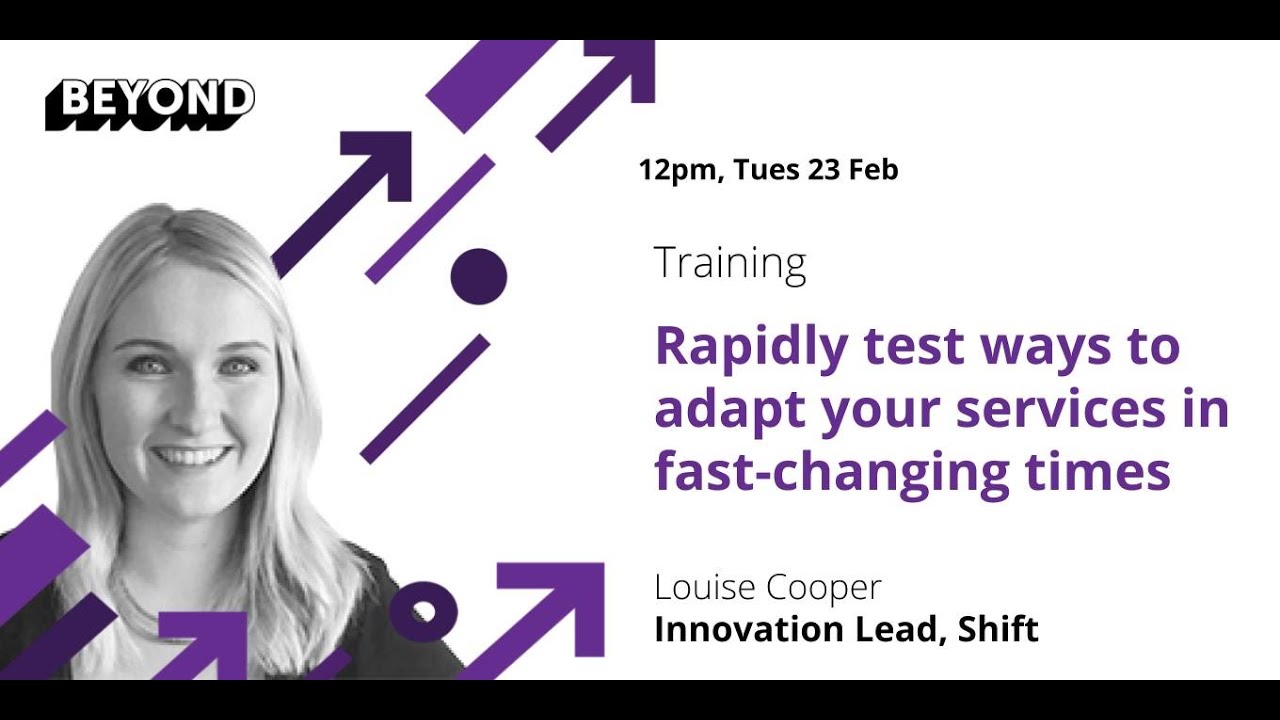 Rapidly test ways to adapt your services in fast-changing times - YouTube
