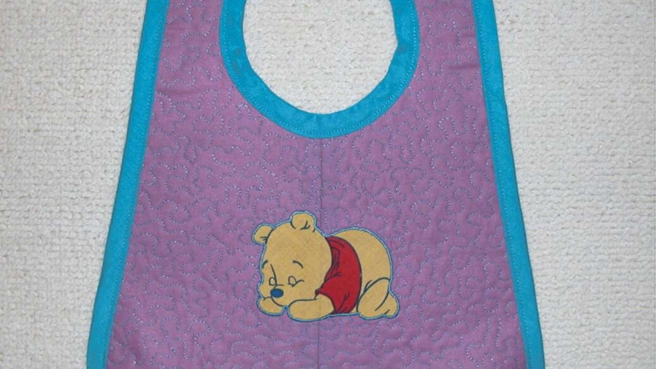 How To Sew A Bib With An Applique - DIY Crafts Tutorial - Guidecentral ...