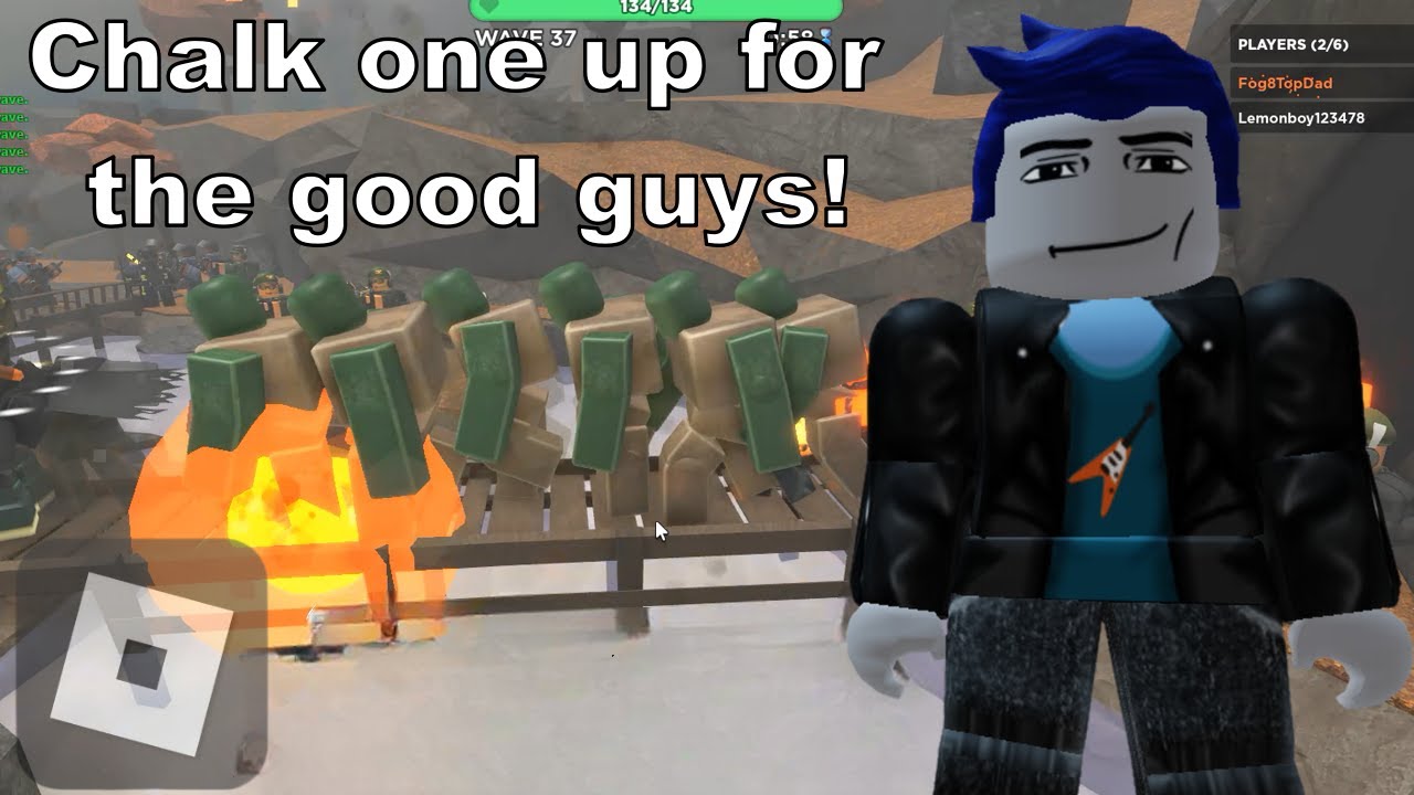 Defeating Autumn Falling On Roblox TDS! - YouTube