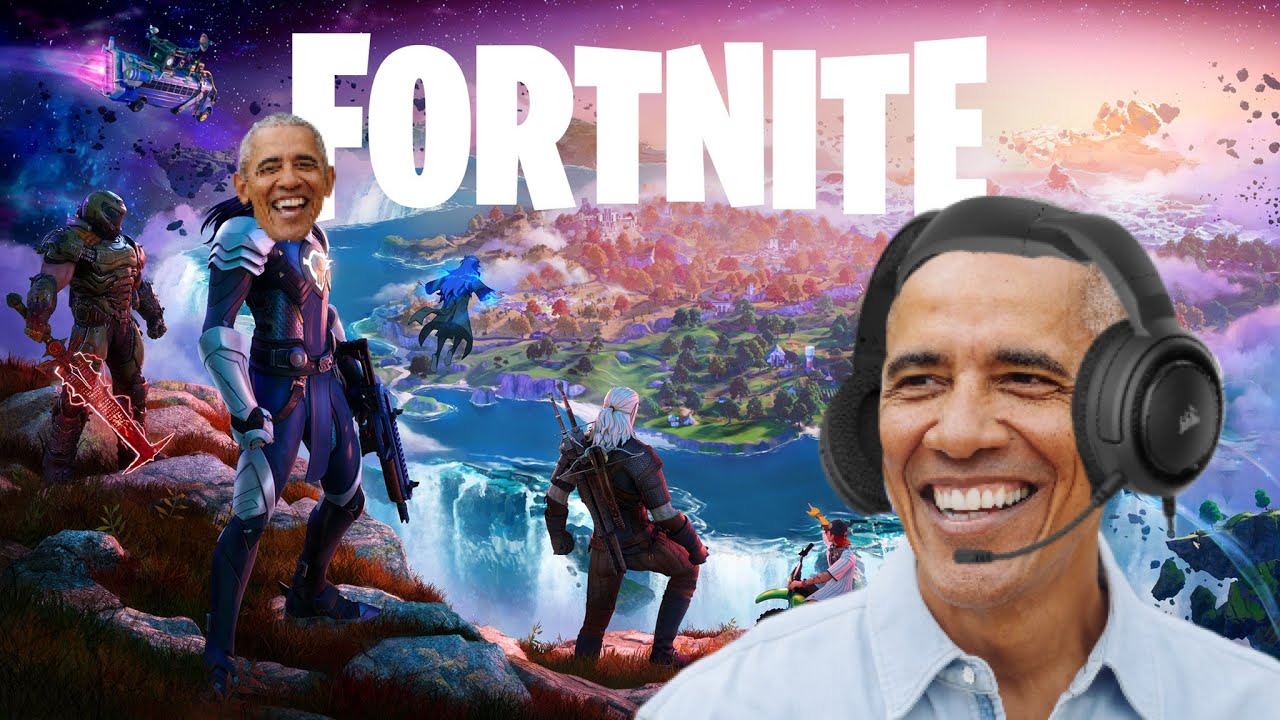 Barack Obama plays Fortnite - YouTube