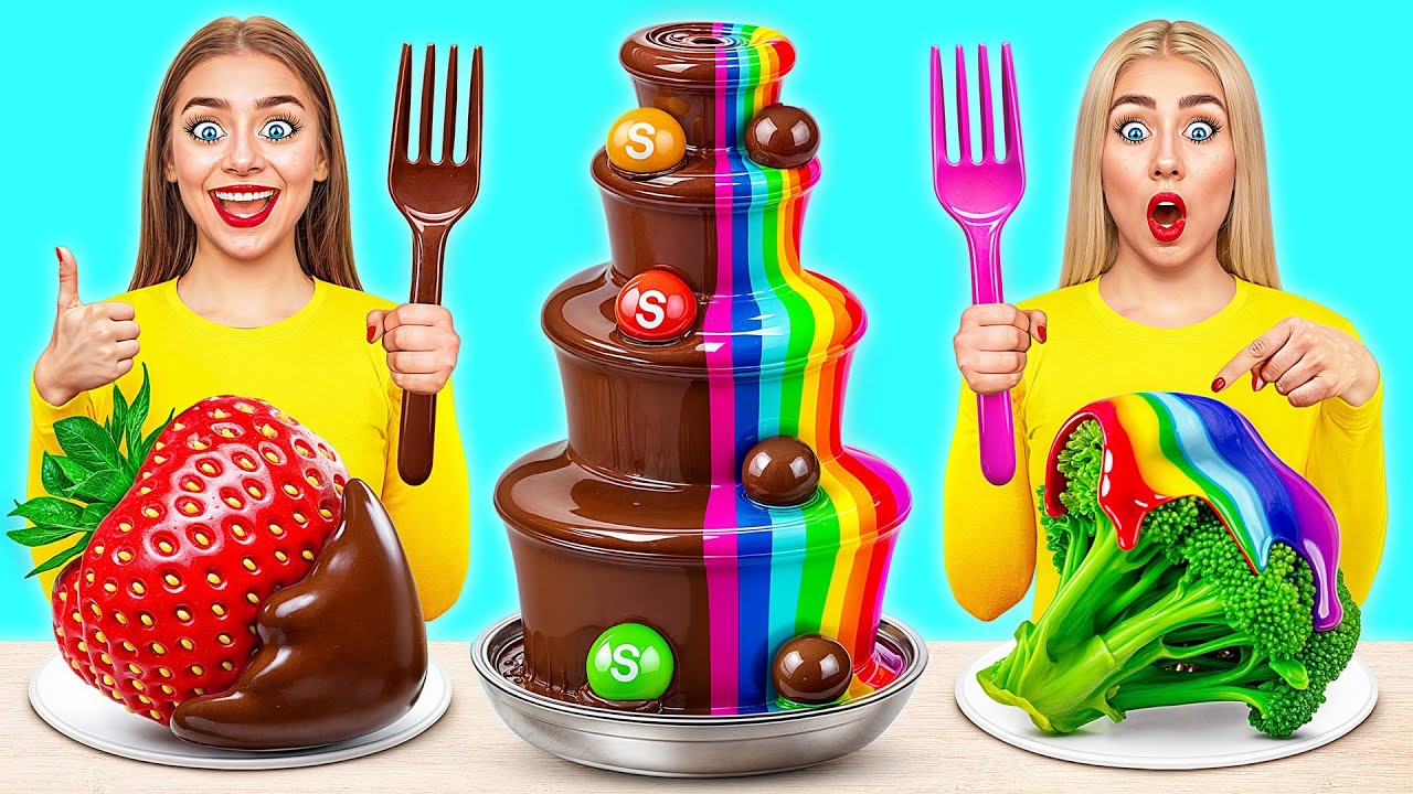 Desafio Da Fonte De Chocolate | Receitas Deliciosas por Trend DO Challenge - YouTube