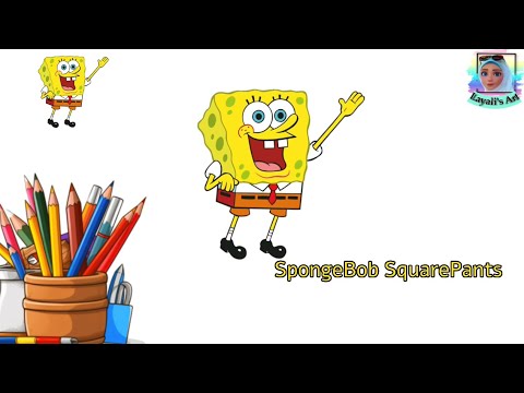 How to Draw SpongeBob | Easy Step by Step Drawing Tutorial for Kids ...