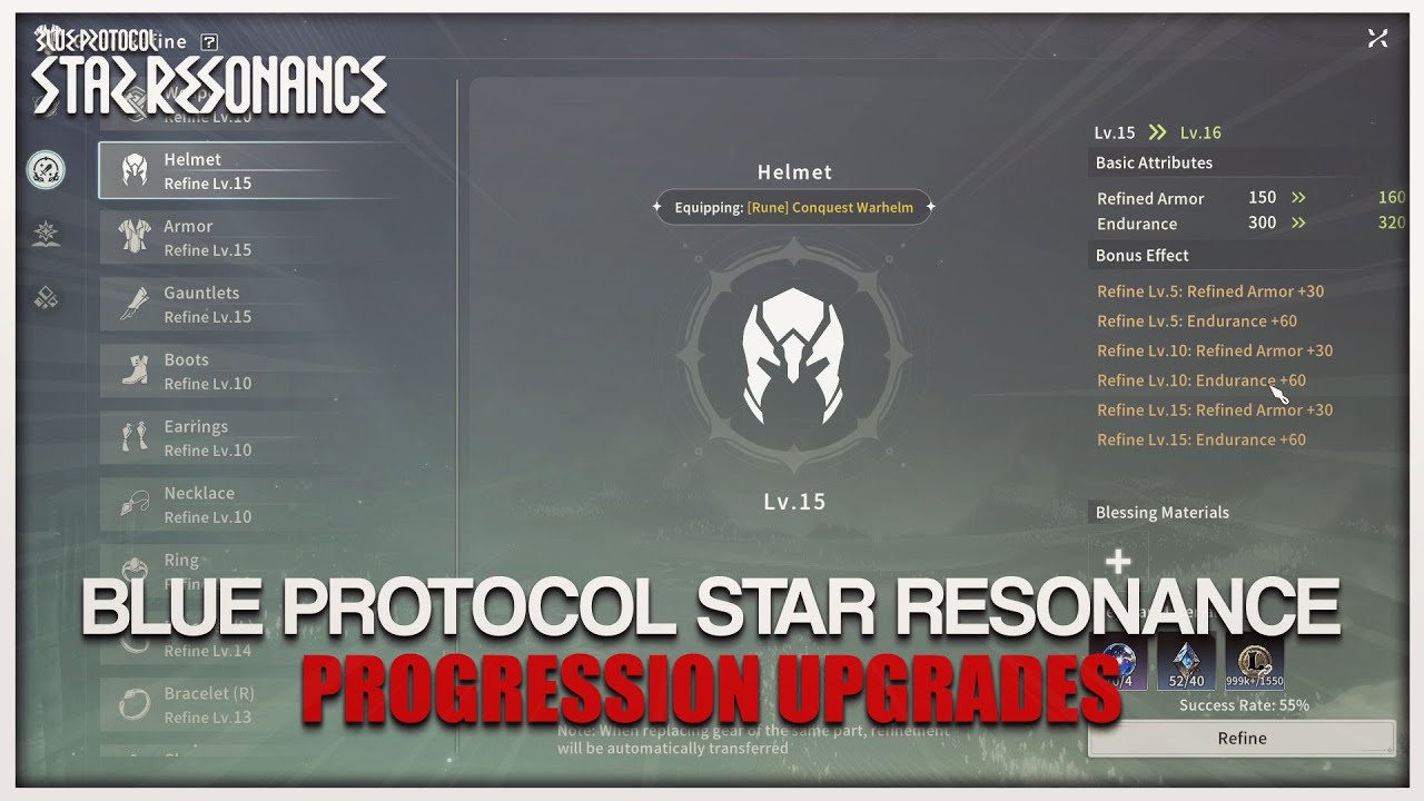 Blue Protocol Star Resonance: New Refinement Effects & Vault Floor Increased! - YouTube