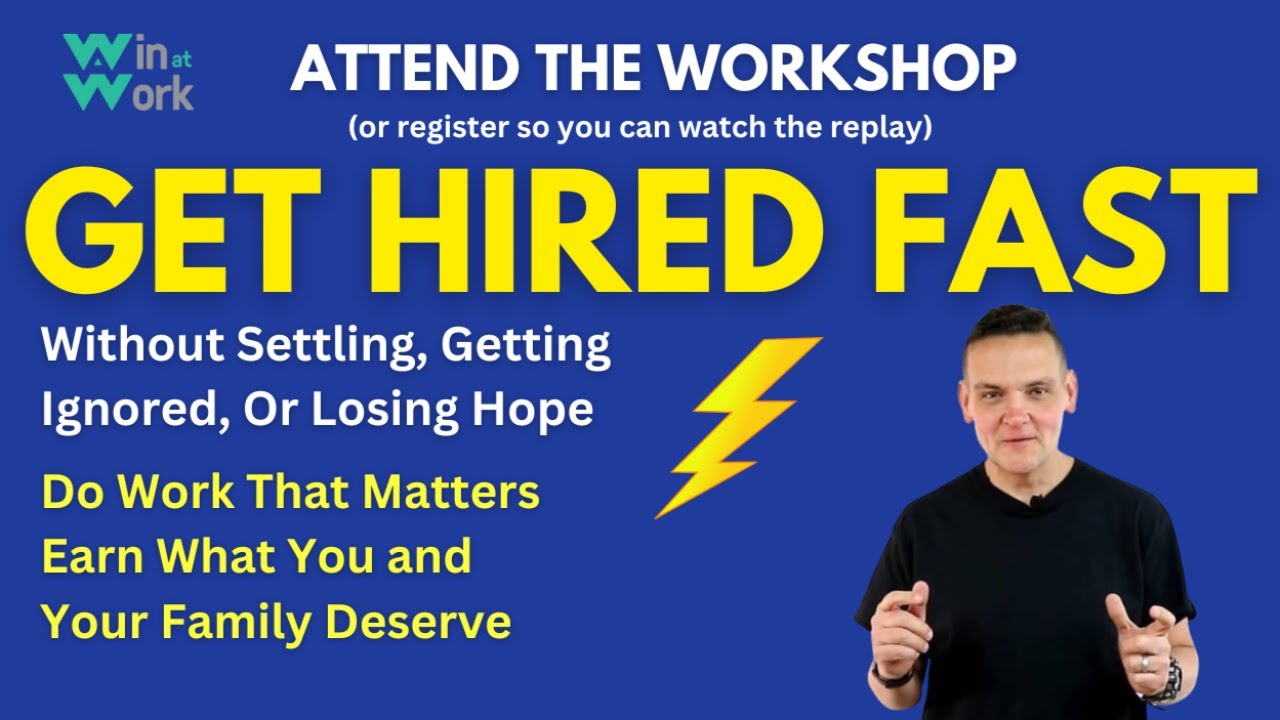 Get Hired FAST! Supercharge Your Career. Earn More. - YouTube