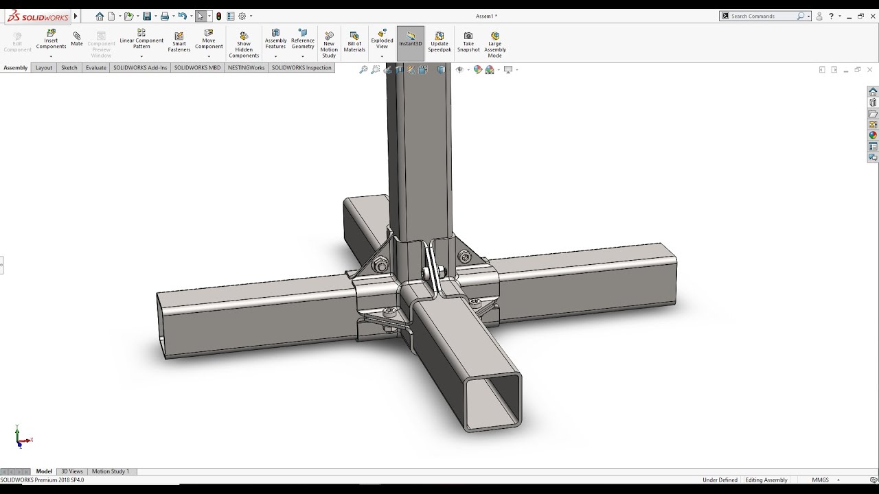 WELDMENT HOLLOW SECTION CONNECTOR - YouTube